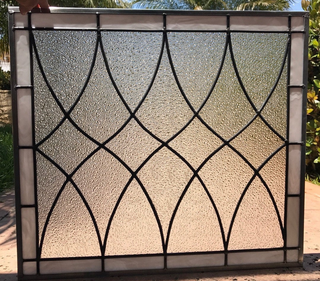 Traditional & Classic Leaded Stained Glass Window Panel - Newport Lead ...
