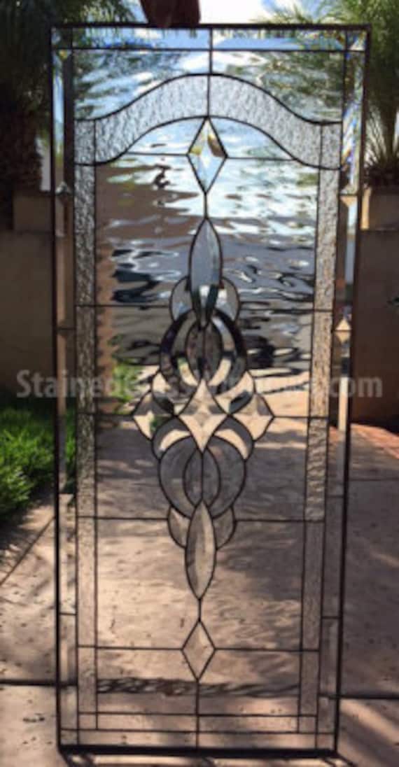 Classic Stained & Beveled Glass Window Panel Oakley All - Etsy