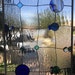 Unique Bubbles Geometric Abstract Stained Glass Window Panel ...