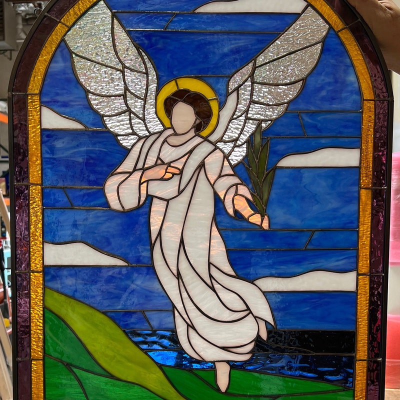 Stained Glass Angel - Etsy