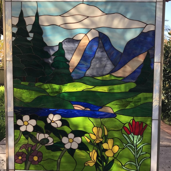 Stained Glass Window Hangings Large - Etsy