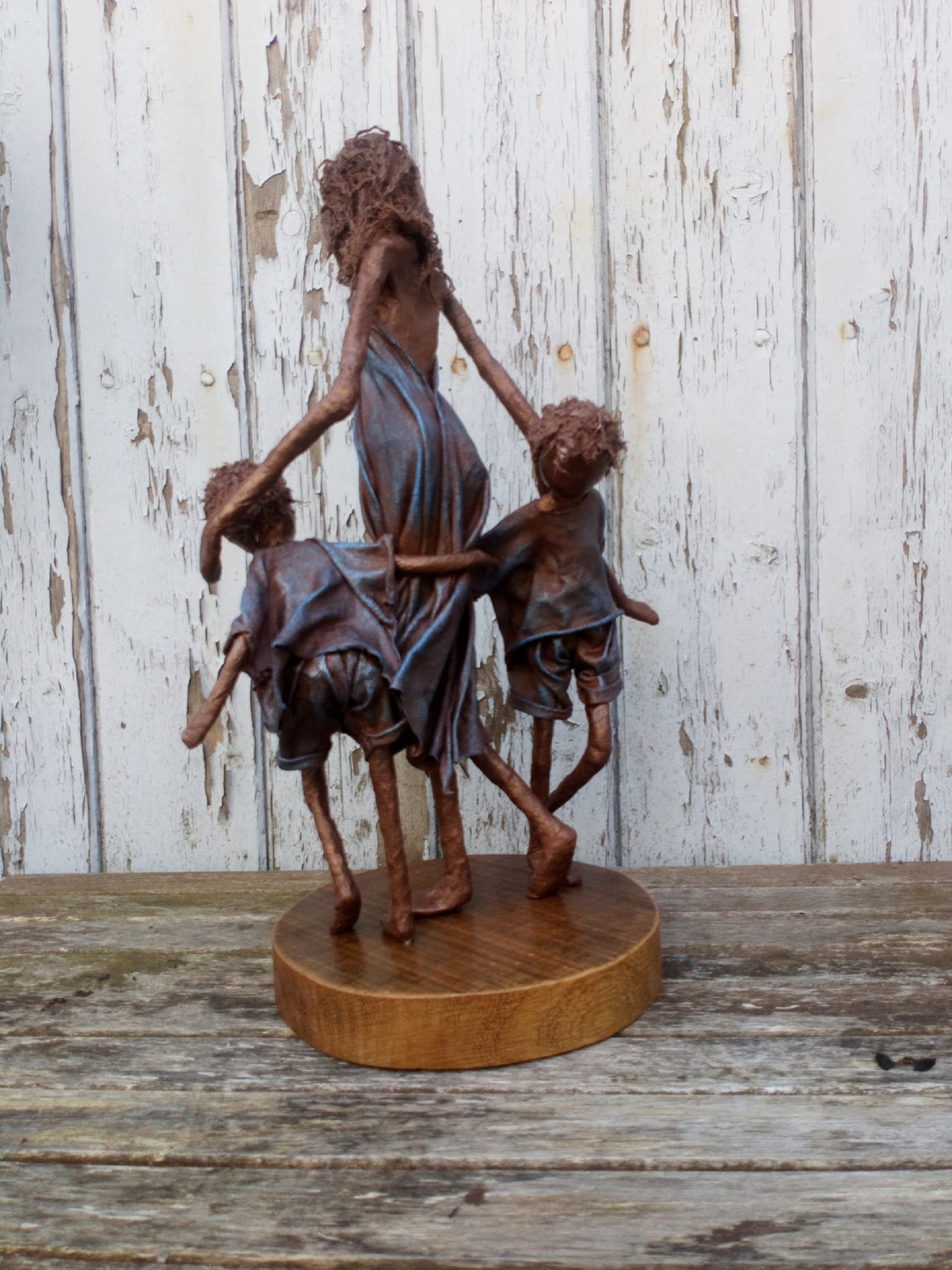 Family Sculpture. Family Art. Handmade Sculpture. Family of 3 - Etsy UK