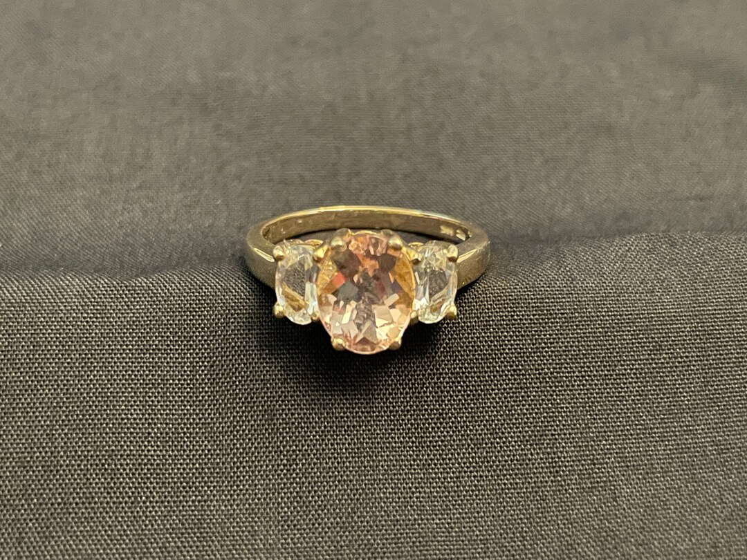 Multi-colored Gemstones 14k Gold Ring Size 7 - Etsy