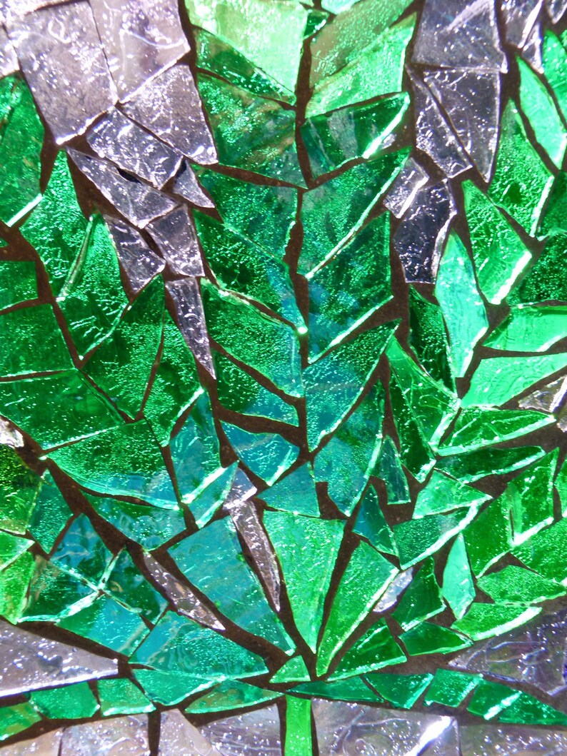 Glass on Glass Cannabis Leaf Mosaic Window Art - Etsy