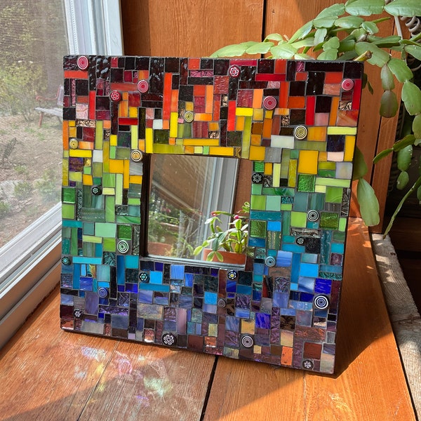 Rainbow Mosaic - Etsy