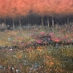 Bold Color Midwest Landscape Painting – Peaceful Countryside Wall Art ...