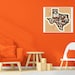 Texas Art Print: Mid-century Modern State Map (digital Download) - Etsy