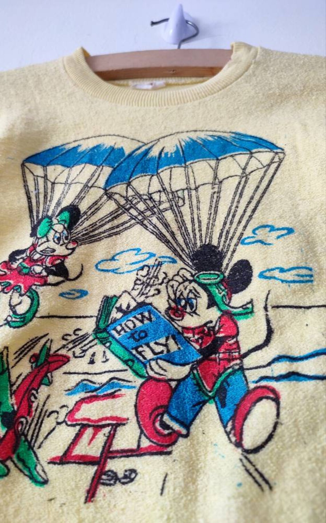 1950s 60s Vintage Mickey and Minnie Mouse Cartoon Graphic - Etsy