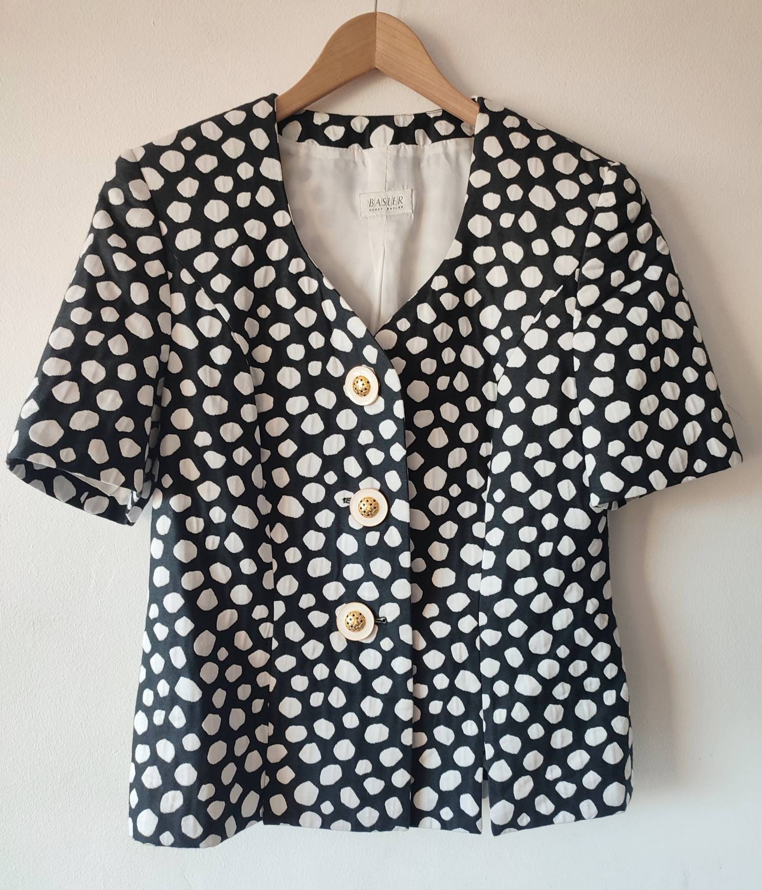 1980s 90s Vintage Horst Basler Polka Dot Spotty Graphic | Etsy