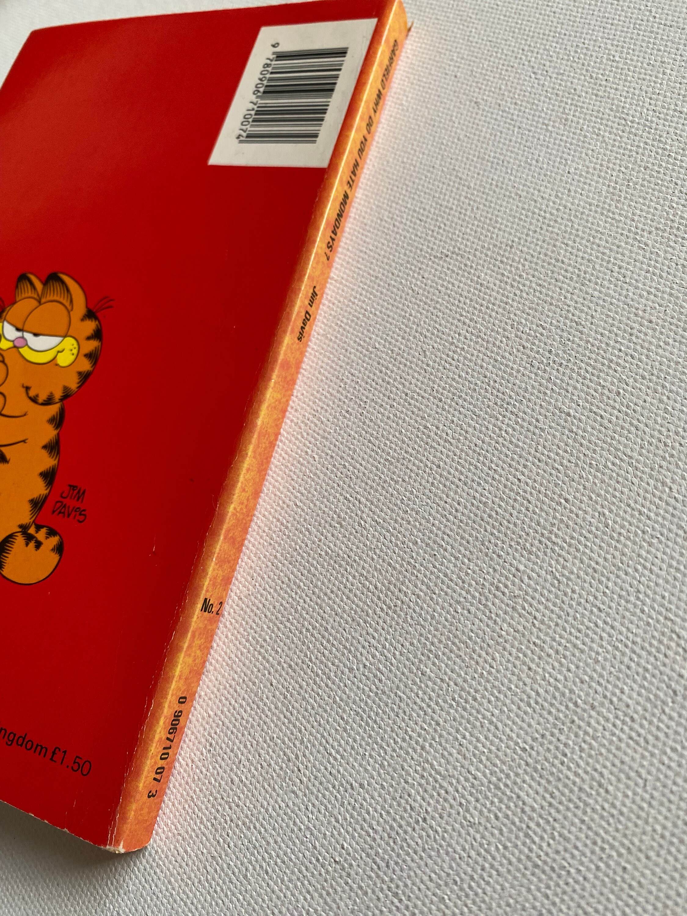 Vintage Garfield Book Comic Strip Jim Davis Cartoon Nostalgia - Etsy