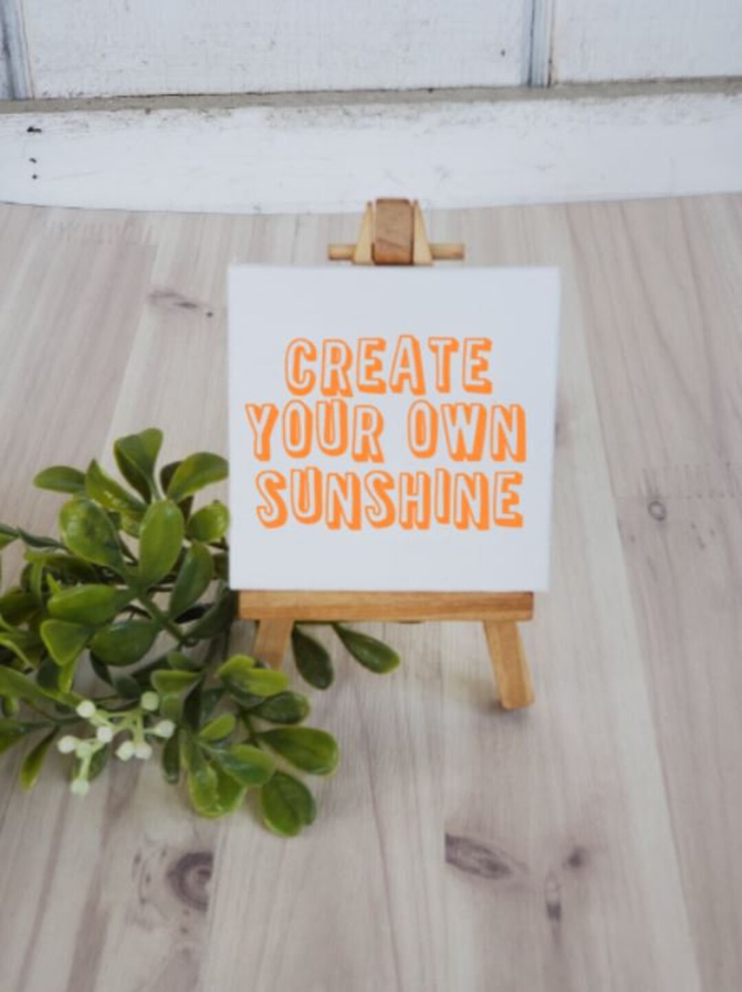 Create Your Own Sunshine Mini Canvas, Sunshine Sign, Mini Easel, Custom ...