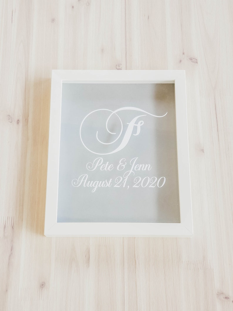 Personalized Wedding Day Keepsake Shadow Box Custom Wedding - Etsy