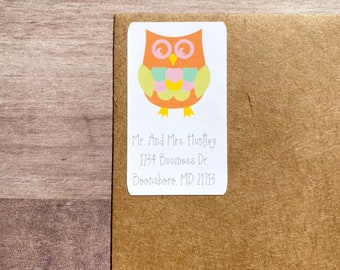 Owl Address Labels - Etsy