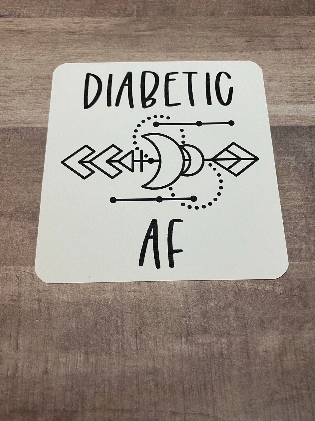 Diabetic AF Sticker Decal Diabetic Bumper Sticker - Etsy