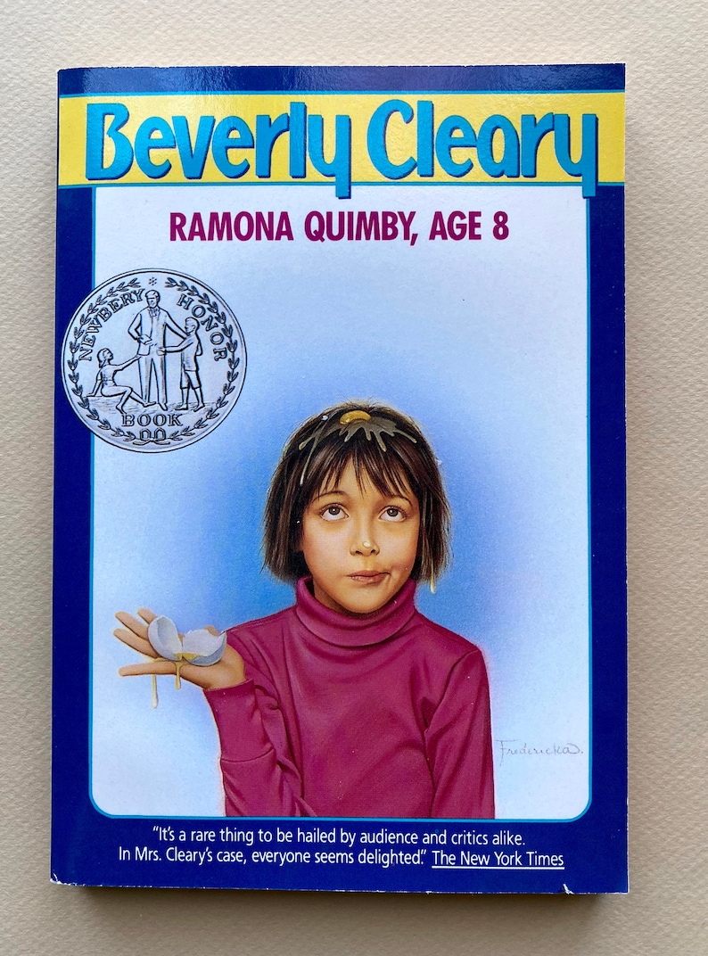Ramona Quimby Age 8 by Beverly Cleary 1998 Vintage - Etsy