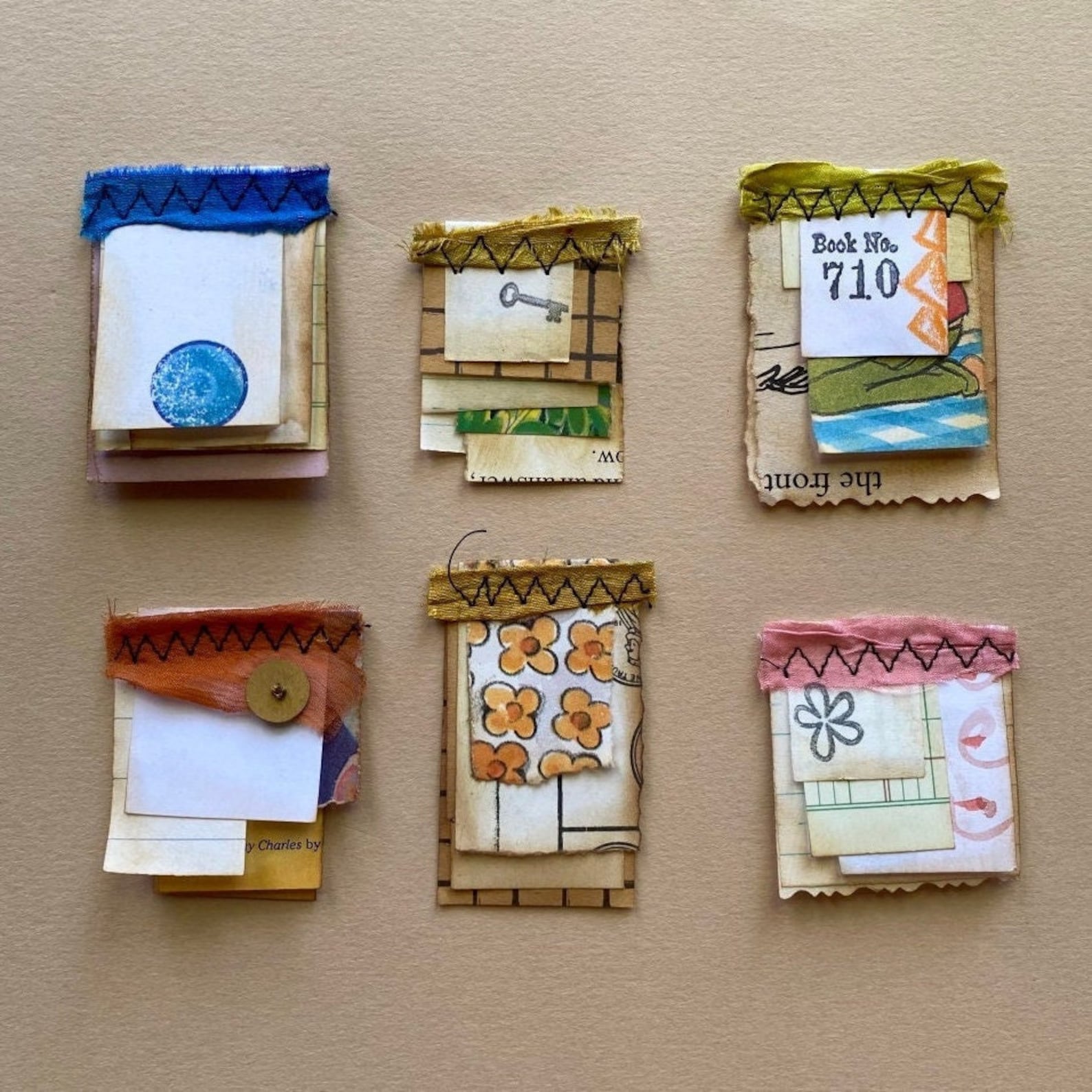 TINY Scrappy Notepads for Junk Journals and Happy Mail, Mixed Paper for ...