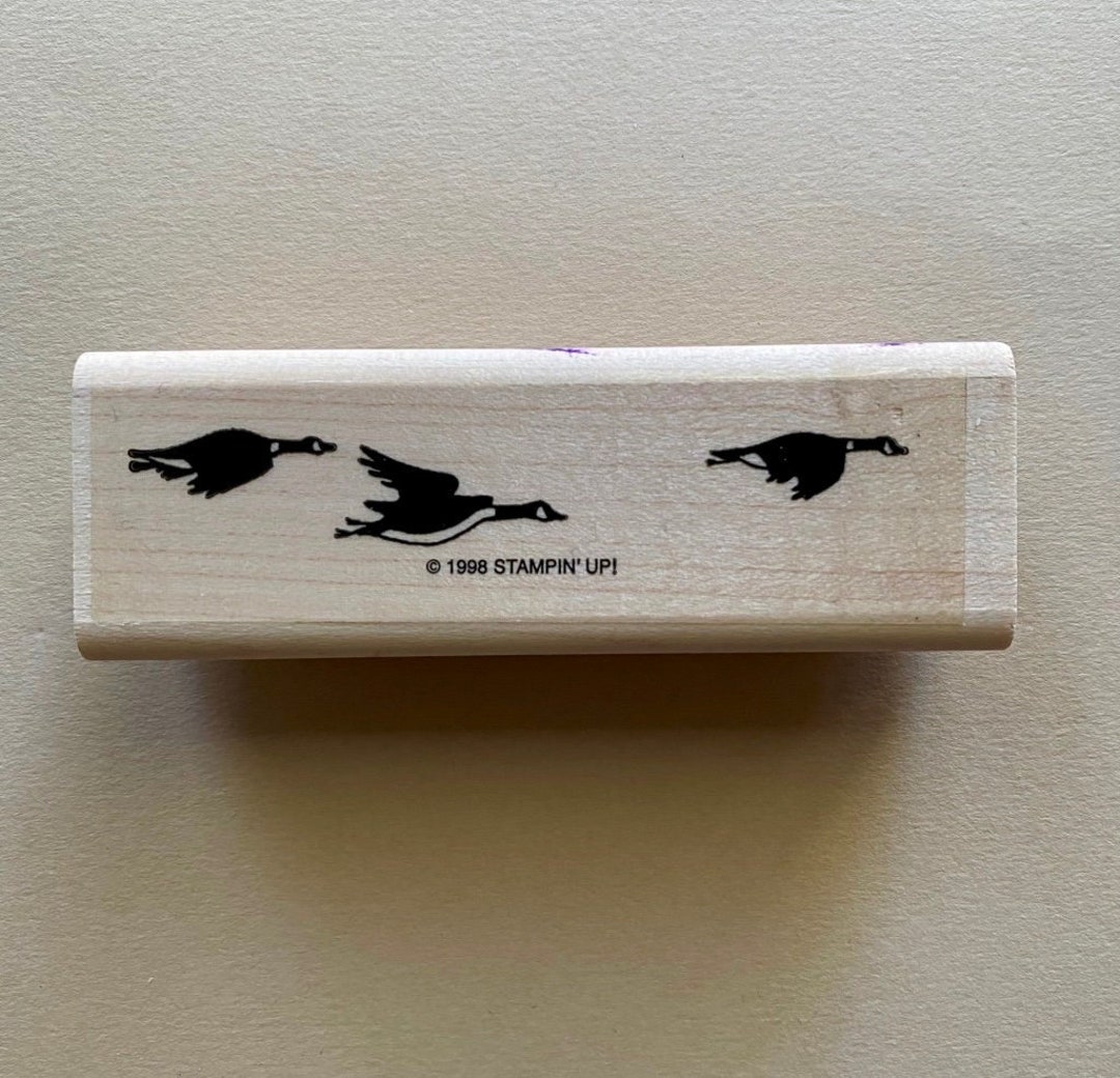 Stampin’ up Flying Geese Stamp 1998, From Definitely Decorative Retired ...
