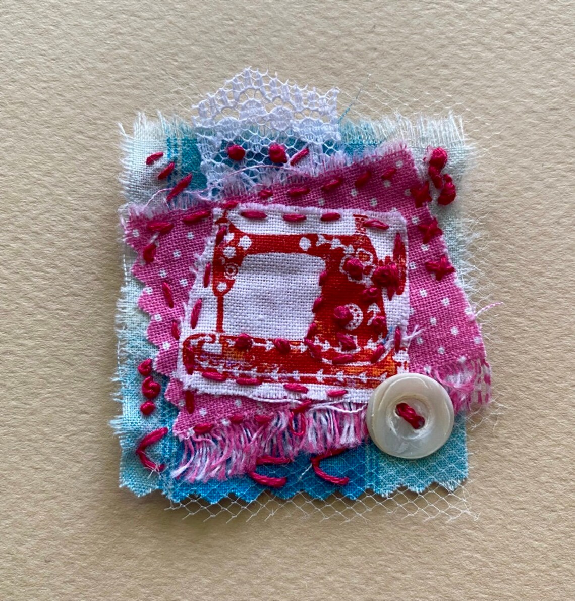 Colorful Fabric Clusters for Junk Journals and Stitchery - Etsy