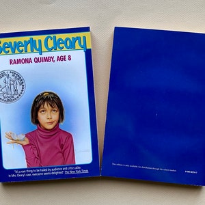Ramona Quimby, Age 8 by Beverly Cleary, 1998 Vintage Children’s Book ...