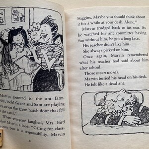Marvin and the Mean Words by Suzy Kline, 1997 Vintage Children's Book ...