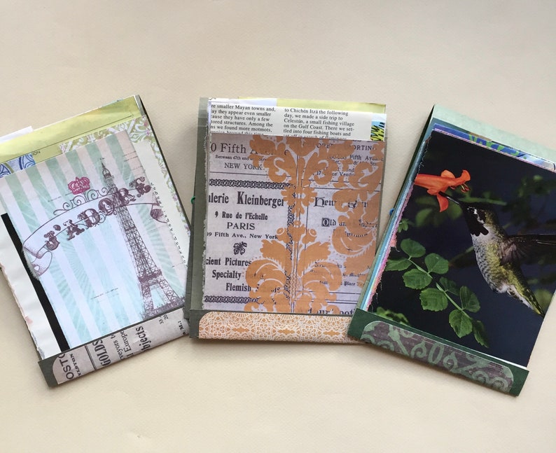 Mixed Paper Sampler Pack Matchbook Notepad for Junk Journals - Etsy