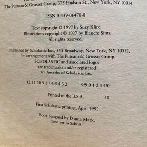 Marvin and the Mean Words by Suzy Kline, 1997 Vintage Children's Book ...