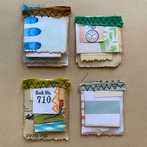TINY Scrappy Notepads for Junk Journals and Happy Mail, Mixed Paper for ...
