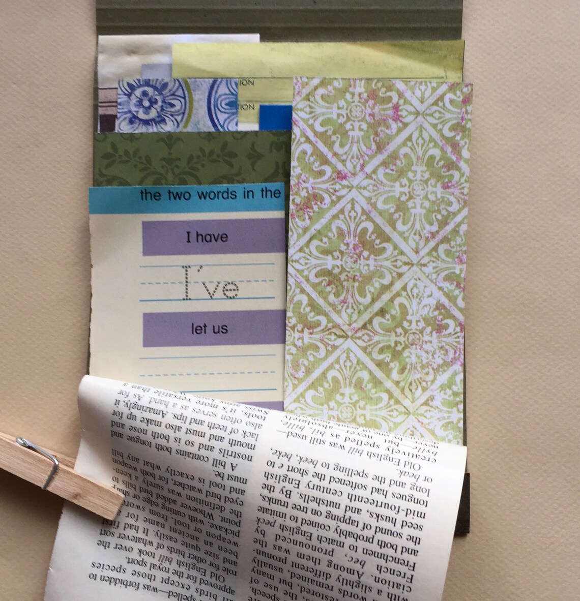 Mixed Paper Sampler Pack Matchbook Notepad for Junk Journals | Etsy