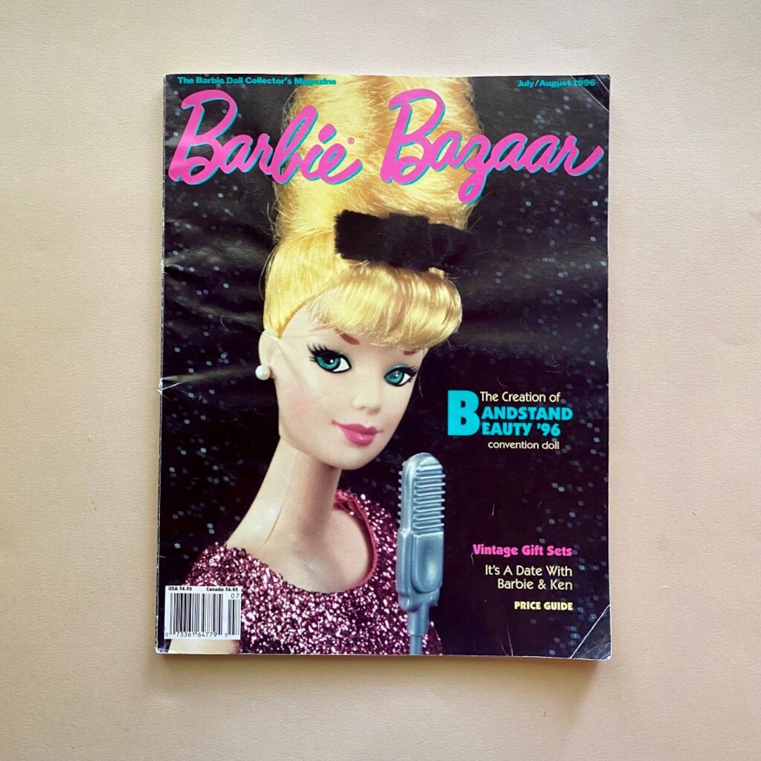 Vintage Barbie Bazaar Doll Collector's Magazine July/august 1996 ...