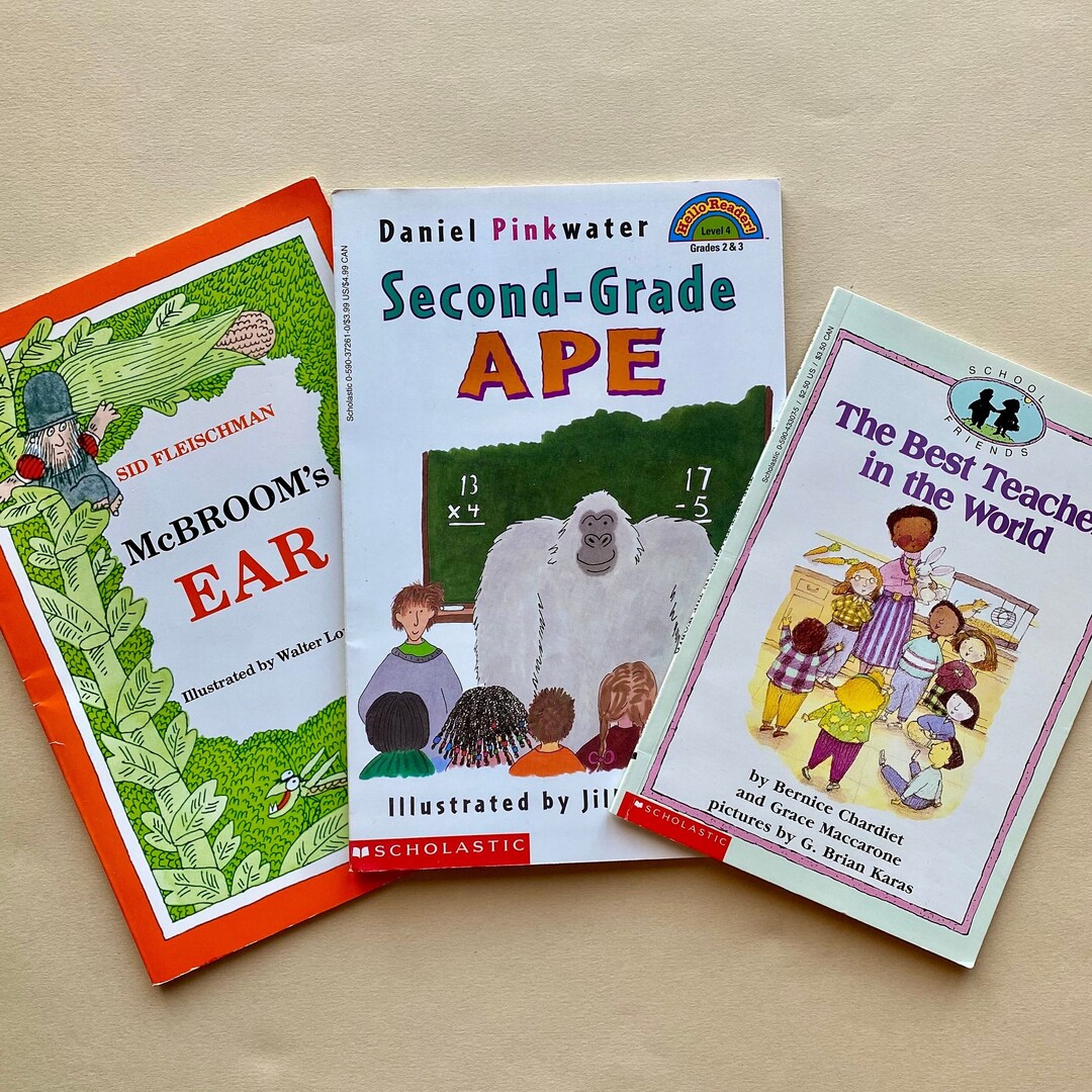 Vintage Children's Book Lot, High Interest Books for Young Readers ...