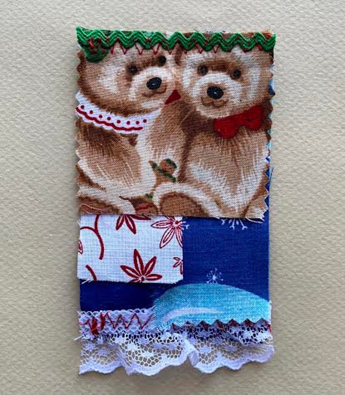 Christmas Fabric Flips for Junk Journals and December Dailies - Etsy