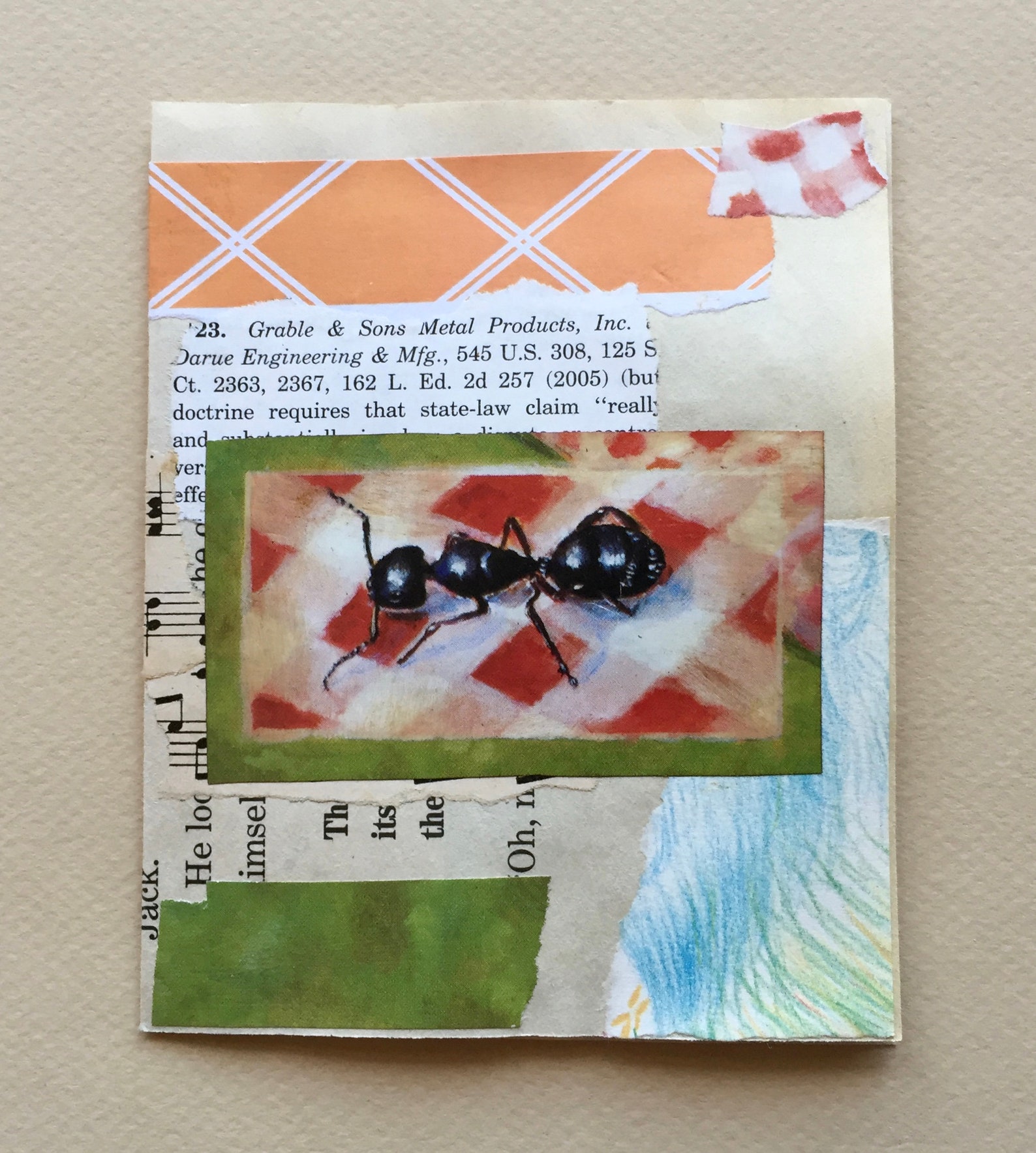 Grungy Book Page Collage Booklets Handmade Junk Journaling | Etsy