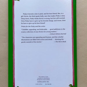 Pinky and Rex and the Bully by James Howe, 1999 Vintage Children’s Book ...