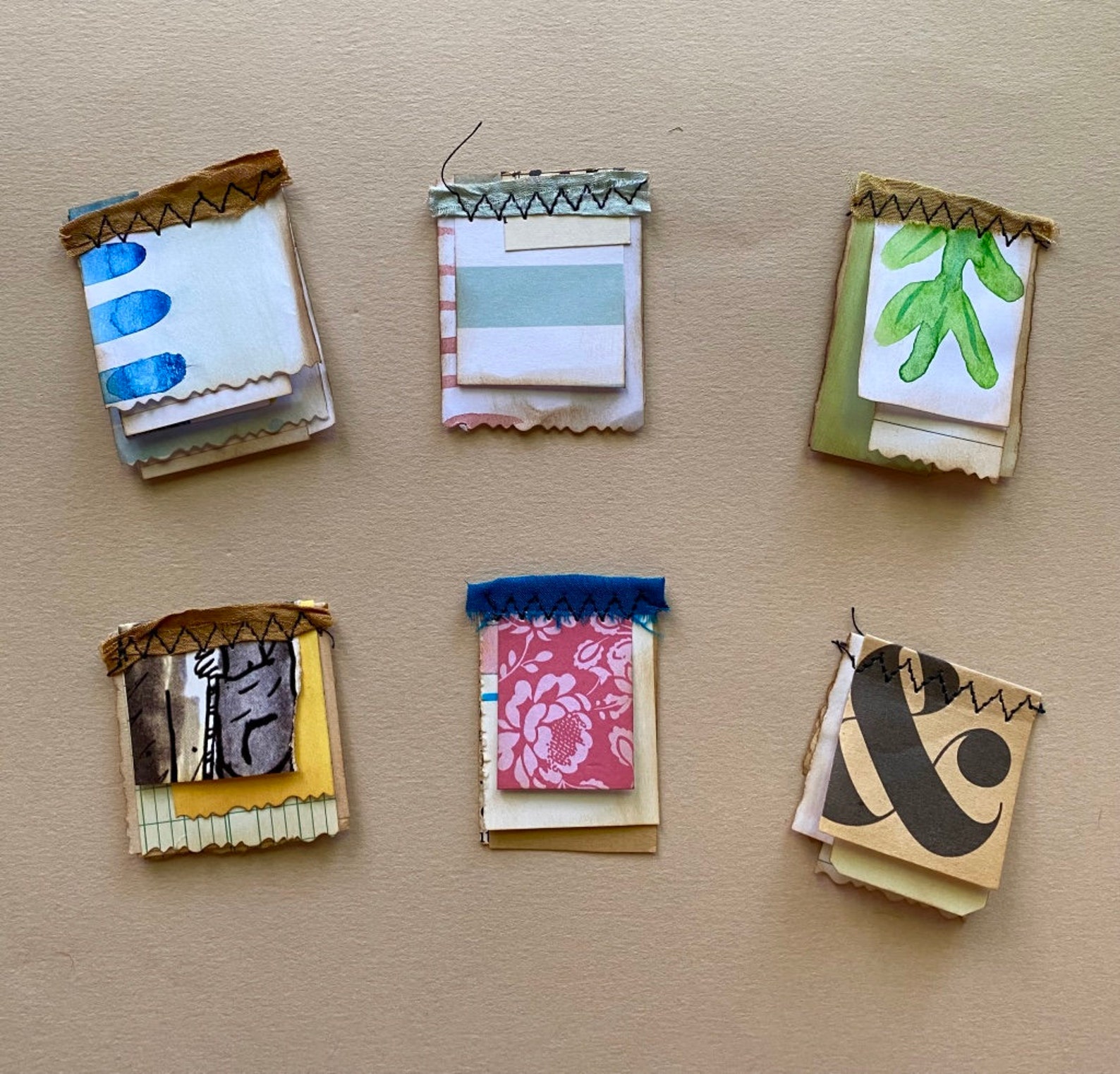 TINY Scrappy Notepads for Junk Journals and Happy Mail, Mixed Paper for ...