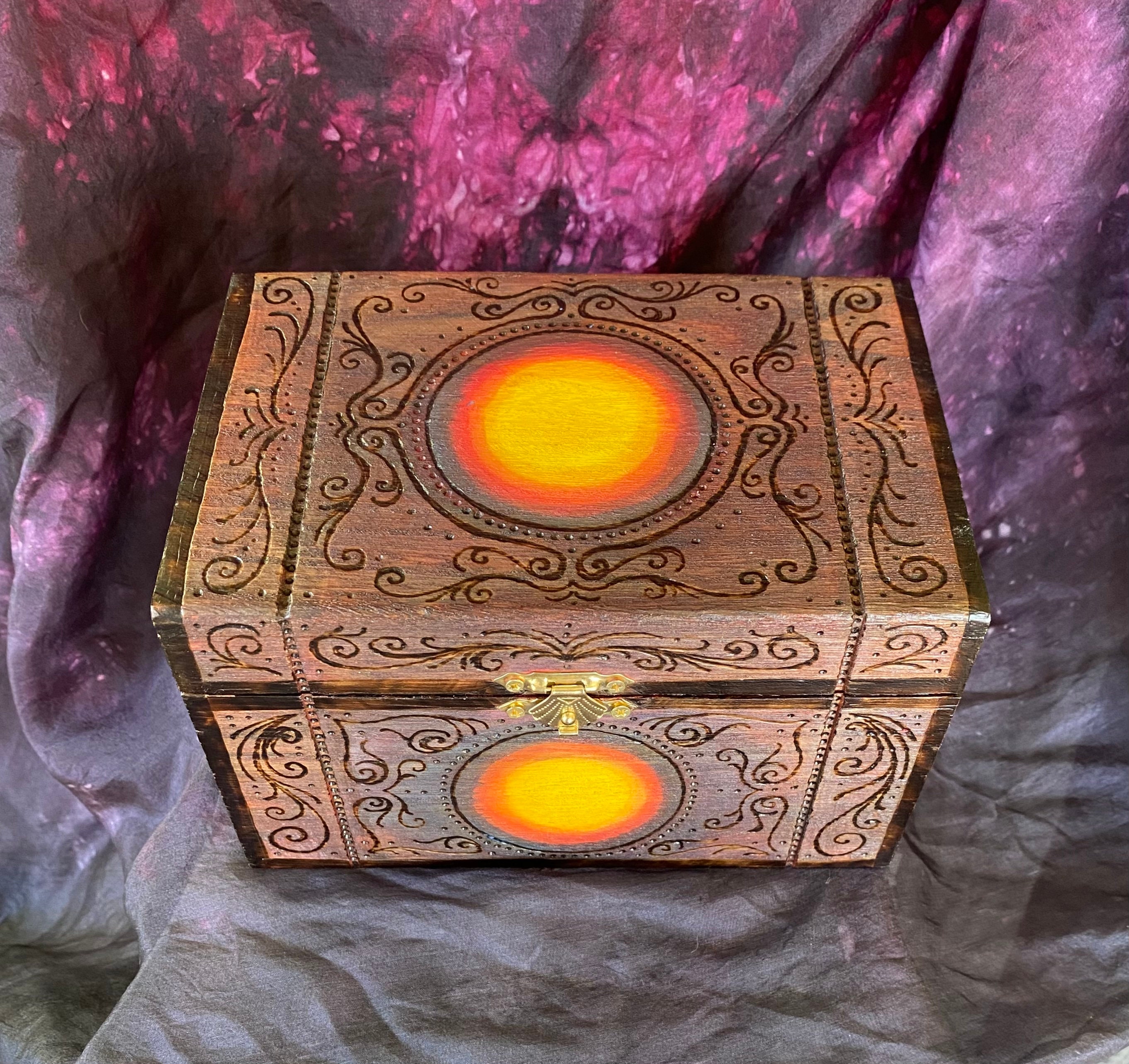 One of A Kind Magical Purple Jewelry Box | Etsy