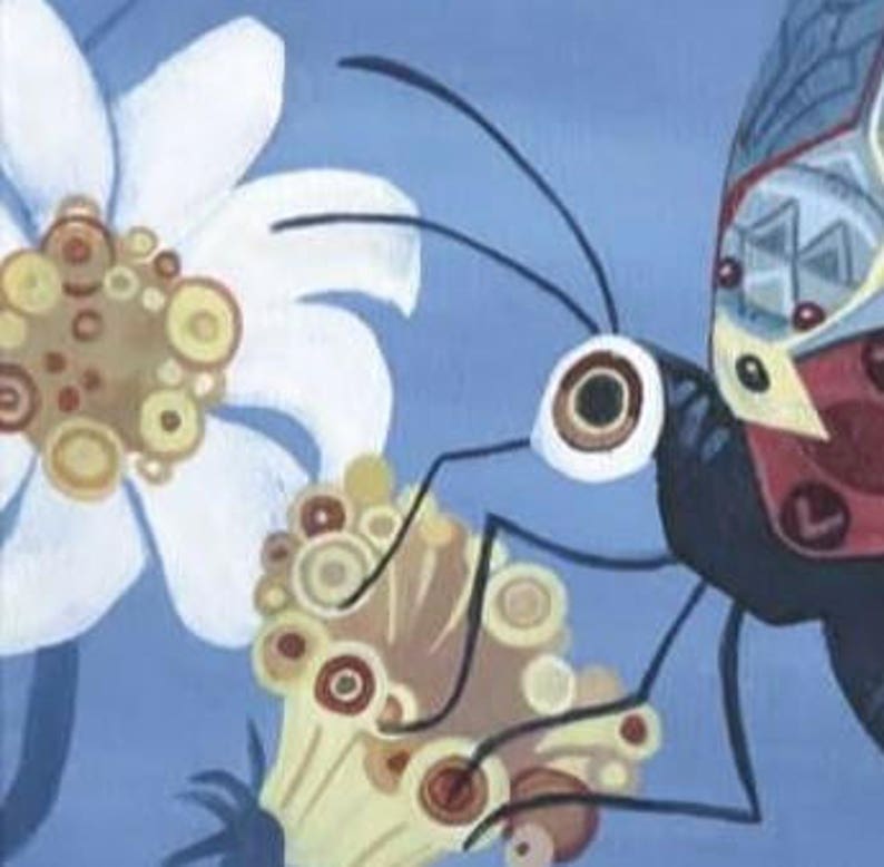 Insect Original Acrylic Painting - Etsy