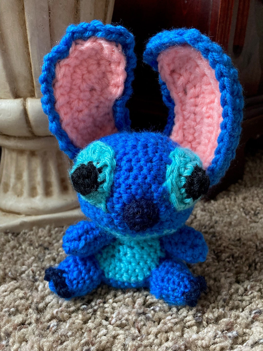 Stitch Stuffie Mini-sized, Crochet - Etsy