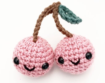 Cherries Plush Stuffed Decoration Plushie Toy 5 Inches | Etsy