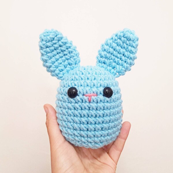 Blue Rabbit Plushie - Etsy