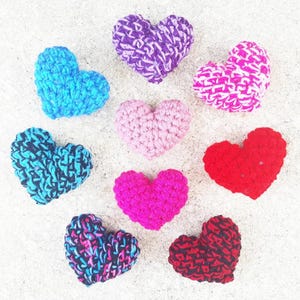 Heart Plush | Stuffed Heart Plushie Toy | Small | 2 Inches | Stress ...