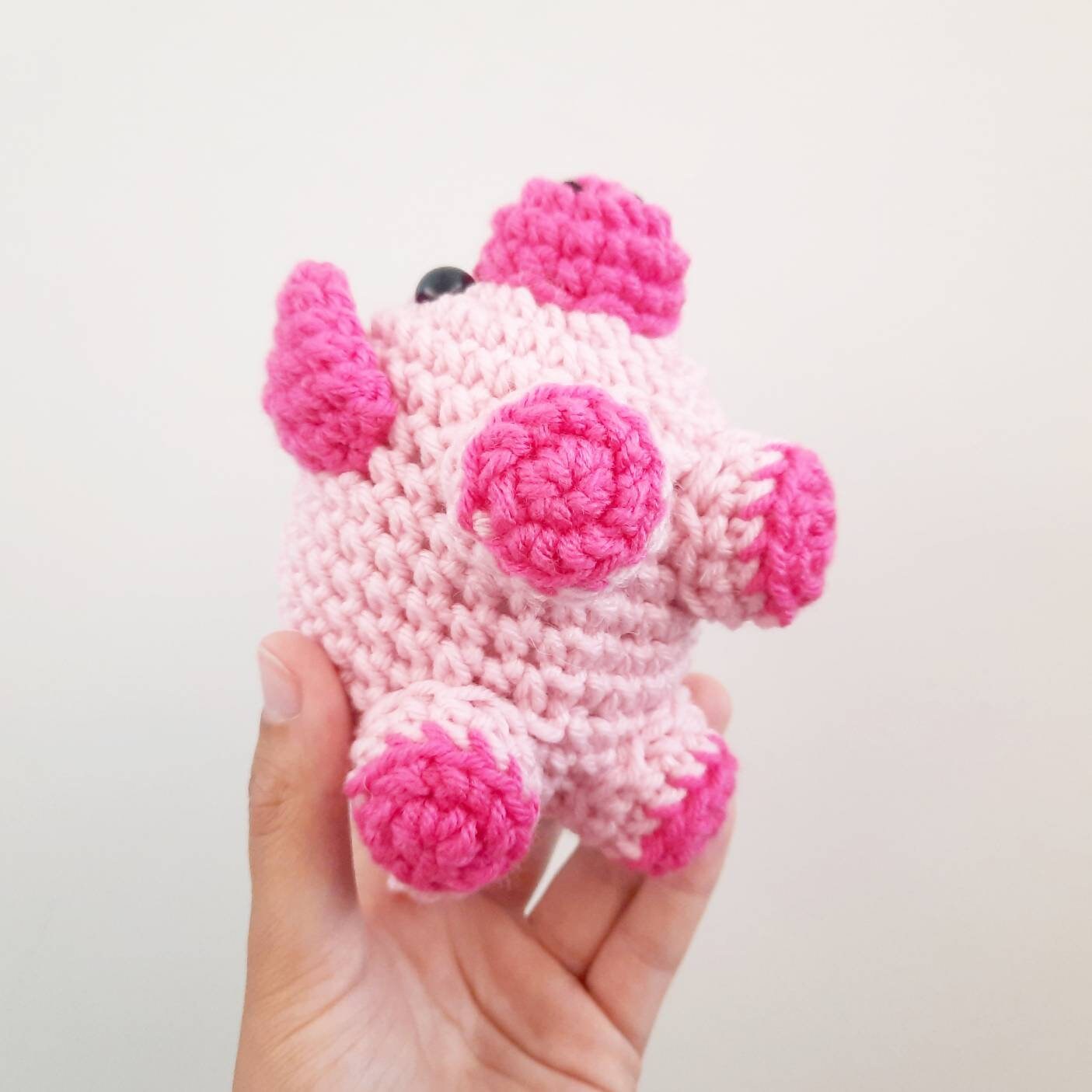 Pig Plush Stuffed Decoration Plushie Toy 6 Inches Little | Etsy