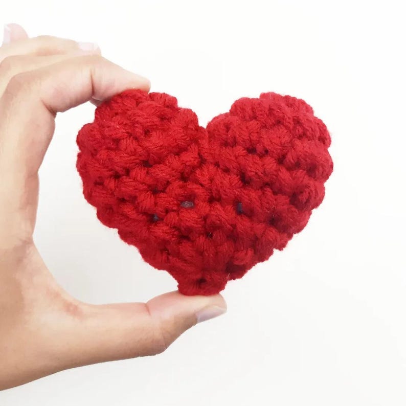 Heart Plush | Stuffed Heart Plushie Toy | Small | 2 Inches | Stress ...