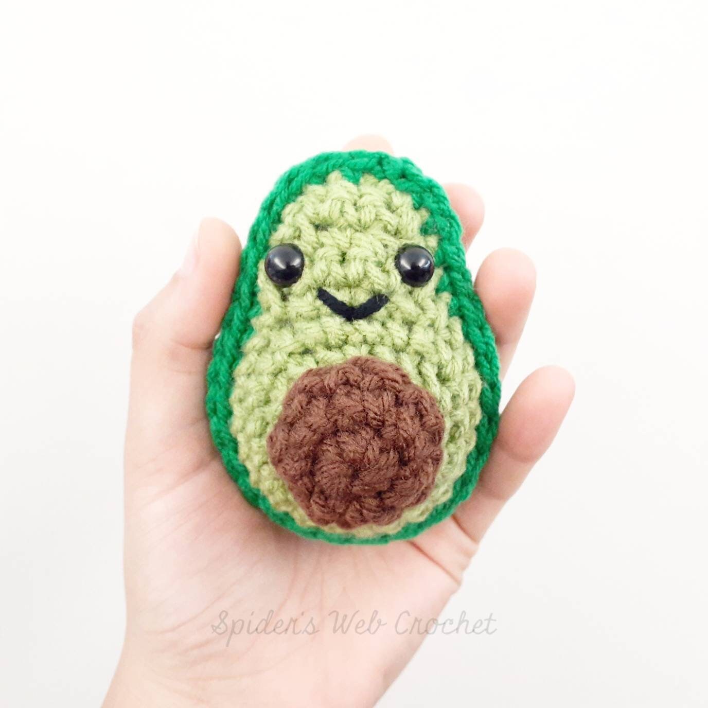 Avocado Plush Stuffed Decoration Plushie Toy 3 Inches | Etsy