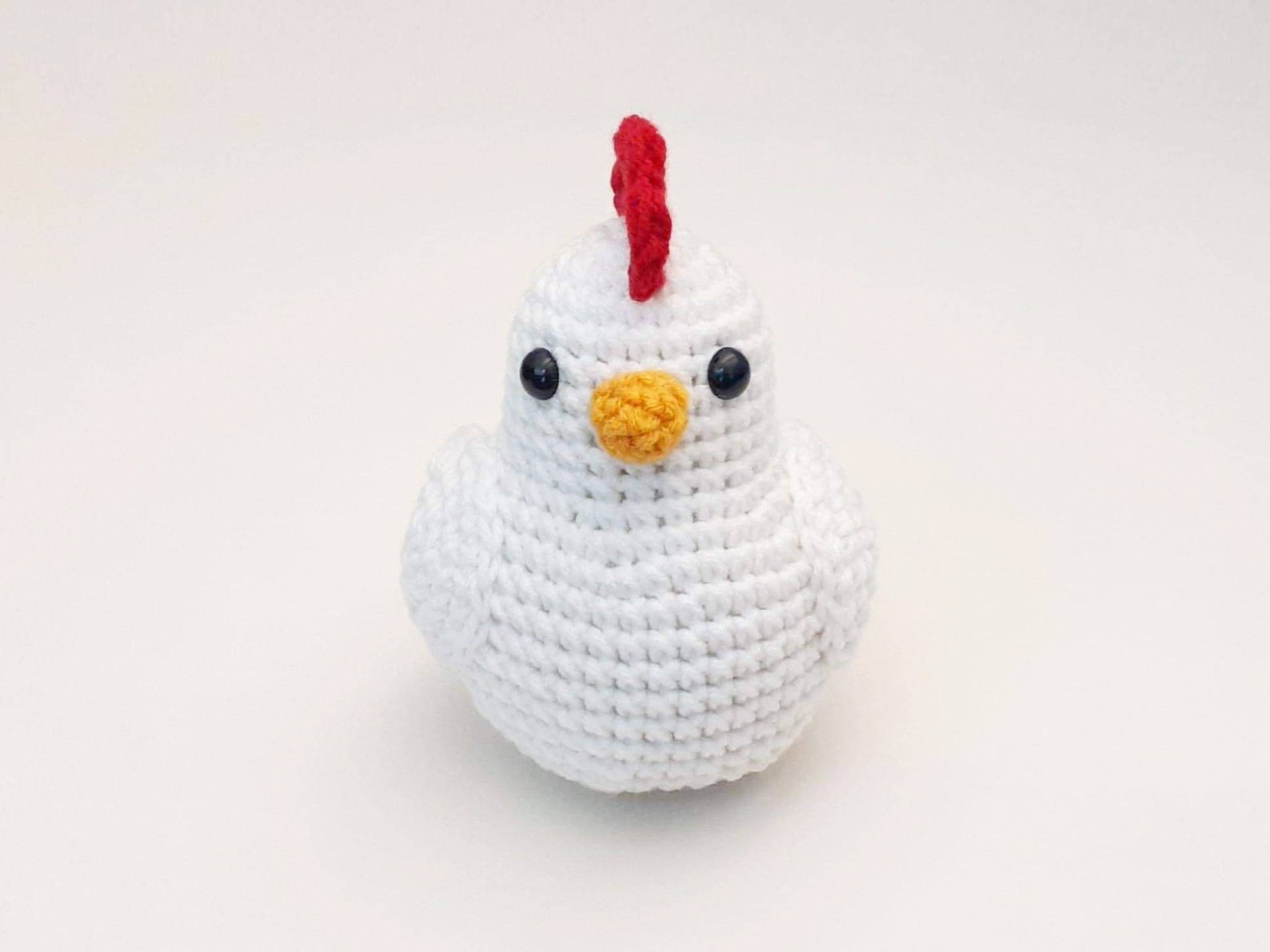 Chicken Plush | Stuffed Decoration Plushie Toy | Medium 6 Inches ...