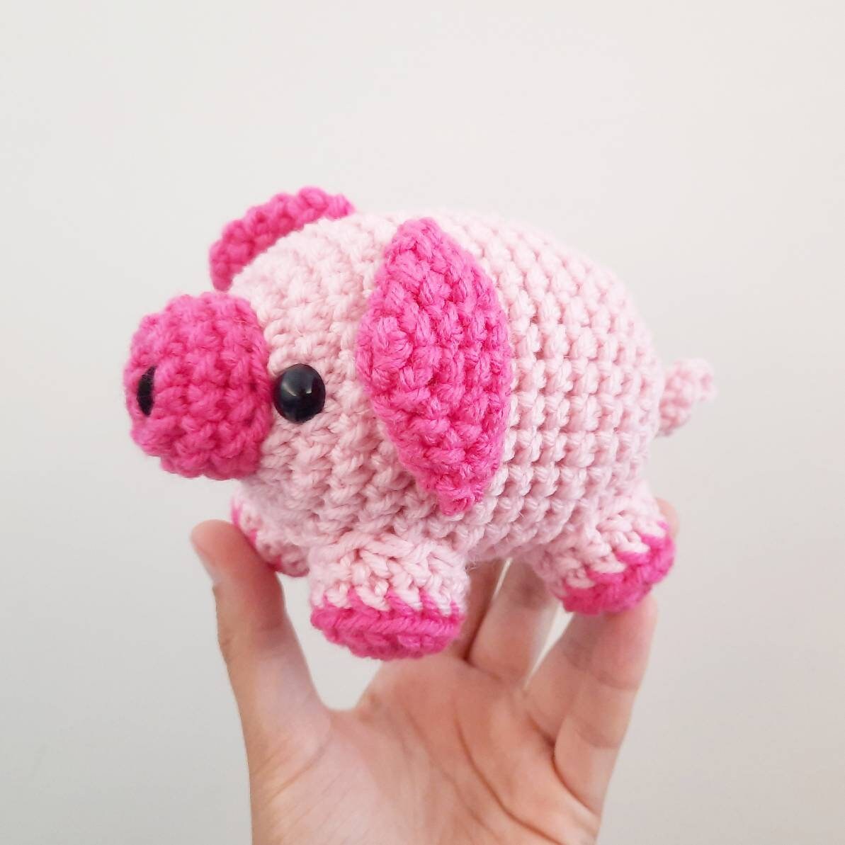 Pig Plush Stuffed Decoration Plushie Toy 6 Inches Little | Etsy