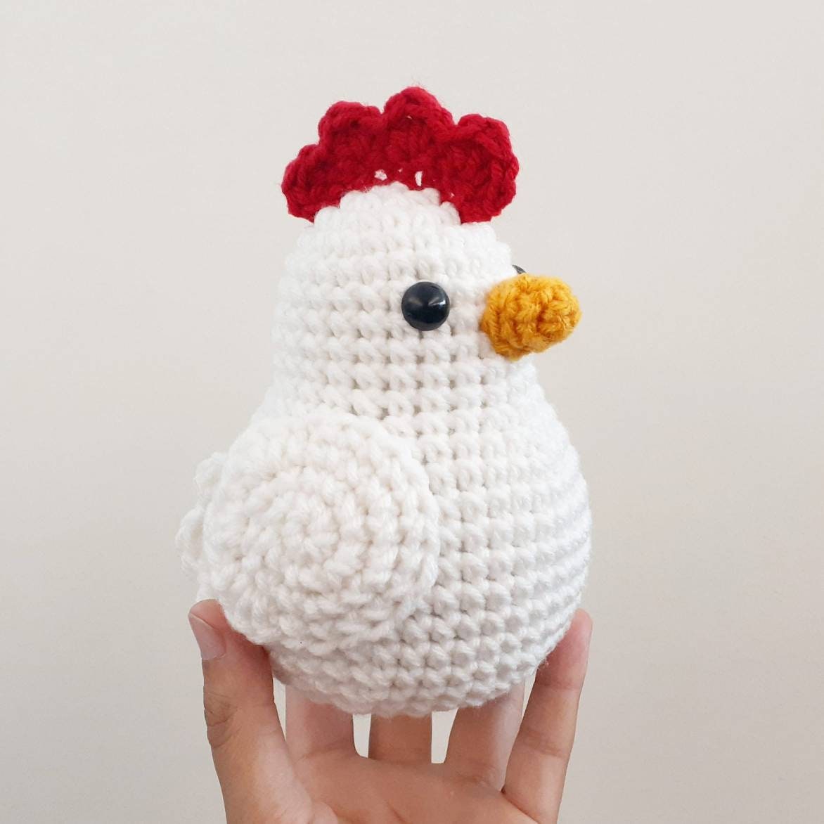 Chicken Plush Stuffed Decoration Plushie Toy 6 Inches | Etsy