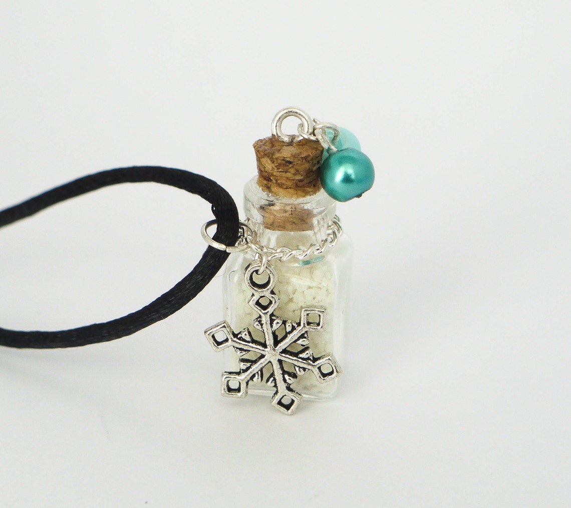 Frost Mage Necklace - Blue Mana Potion - Glow Bottle - Mage Role Play ...
