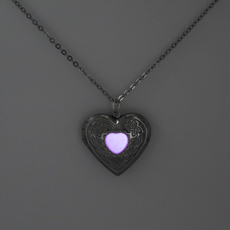 Glow in the Dark Locket - Etsy