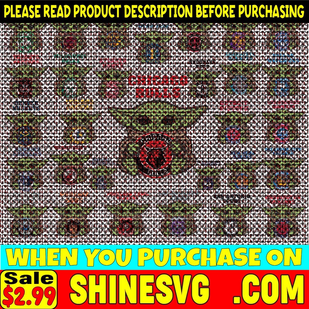 30 Files Baby Yoda N-BA Teams Bundle Svg, N-BA Team Svg, Basketball Svg ...