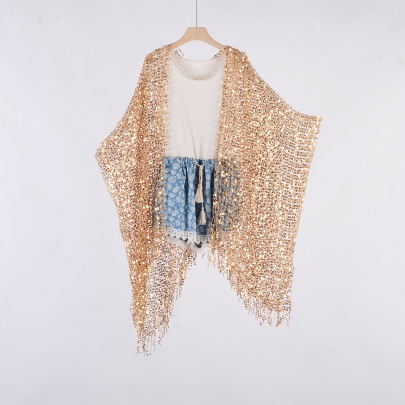Festival Kimono Sequins - Etsy UK